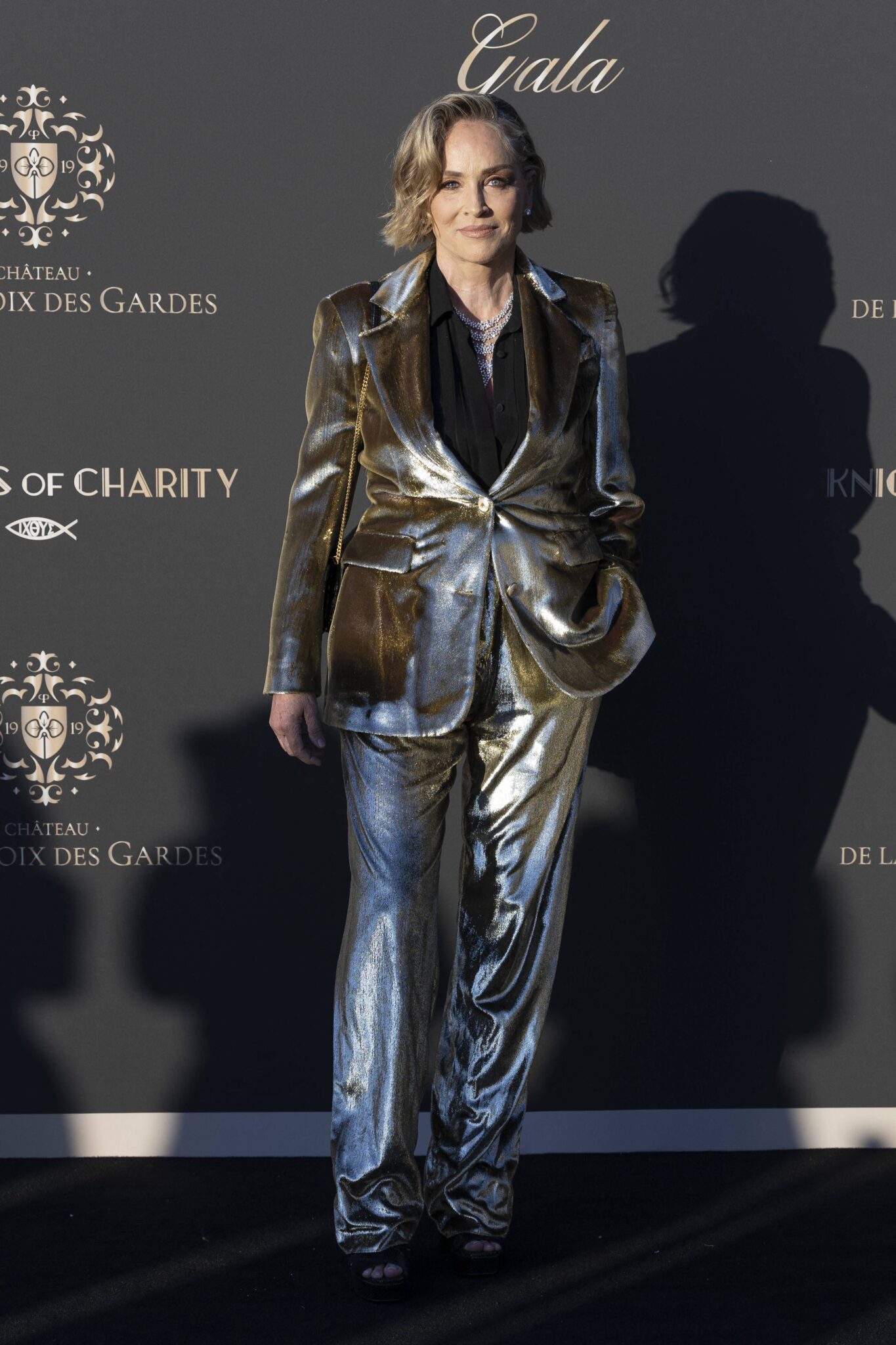 Sharon Stone Looks Unrecognizable on the Fashion Week Runway